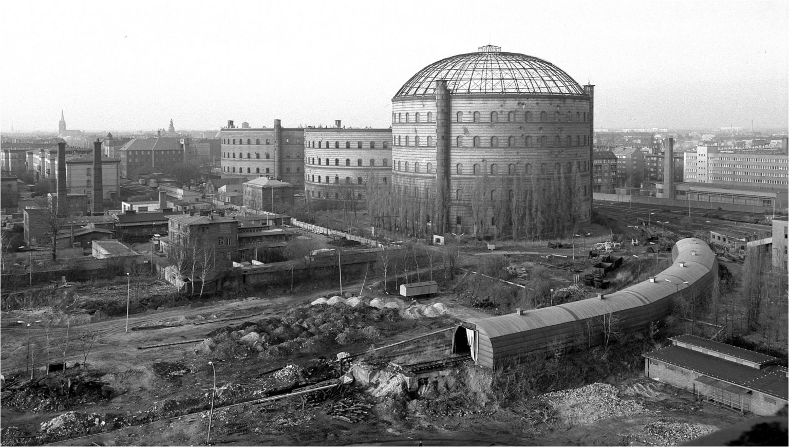 Gasometer an der Dimitroffstraße - Stadtwende